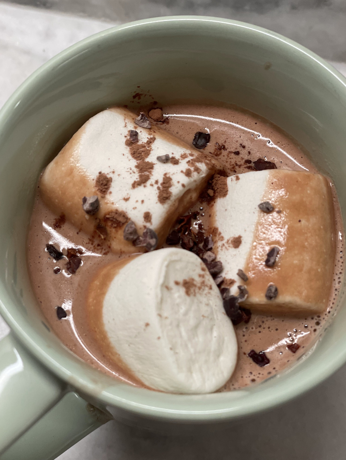 Peppermint Hot Chocolate (DF, GF, V)
